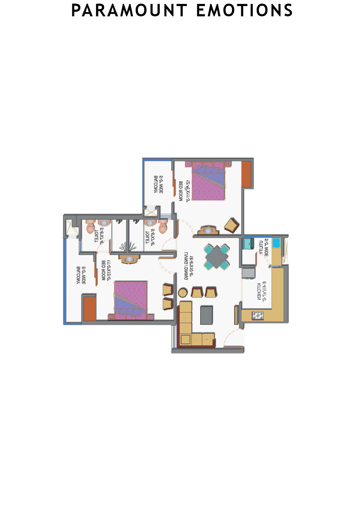 Paramount Emotions Vastu flats, apartments, homes and units | HuntVastuHomes.com