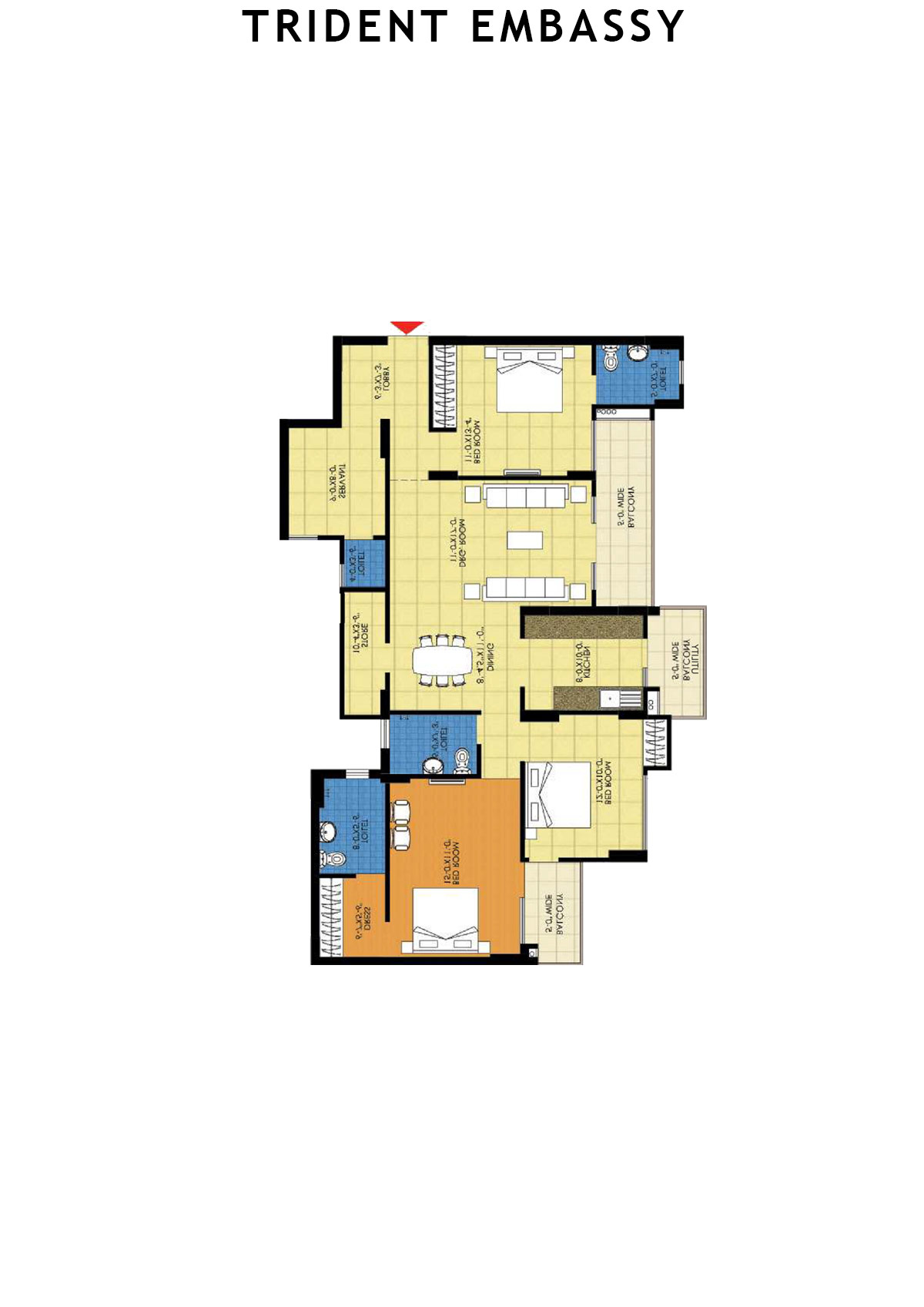 Trident Embassy Vastu flats, apartments, homes and units | HuntVastuHomes.com